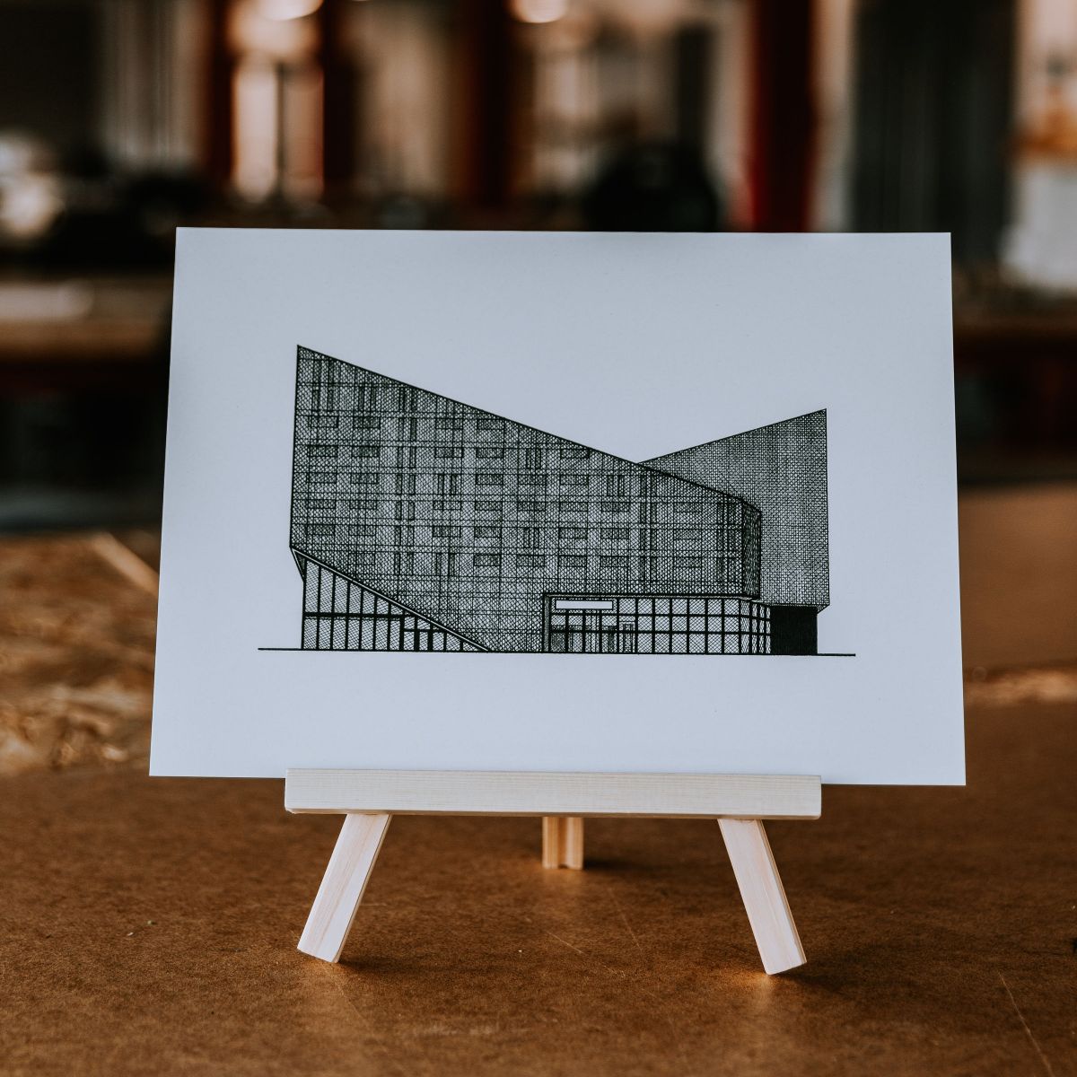 A4 Luxury Architectural Drawing Commission | Architect Wall Art